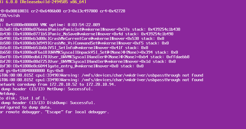 How to Configure ESXi Dump Collector on vCenter… | vAddicted