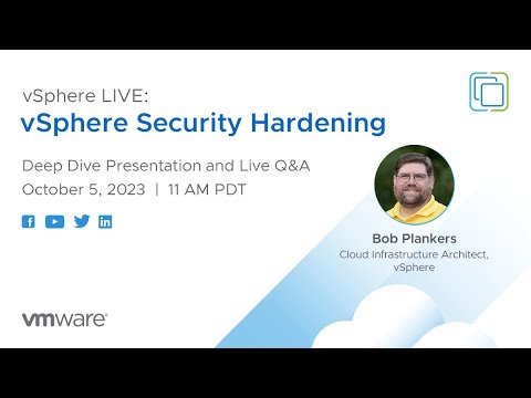 vSphere LIVE: vSphere Security Hardening – virtual graveyard