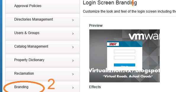 Configure Login Screen and Logo in VMware vRA 7 « Peter van den Bosch ...