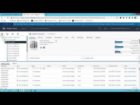 VMware Cloud Foundation Upgrading an ESXi Cluster – virtual graveyard
