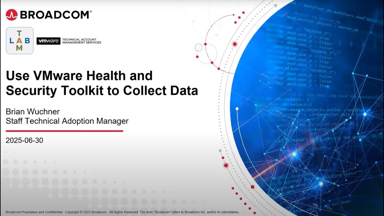 VMware TAM Lab Nano – Health and Security Toolkit – virtual graveyard
