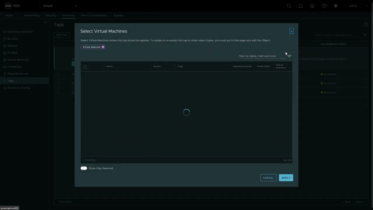 How to Create and Apply Tags for VMware vDefend – virtual graveyard