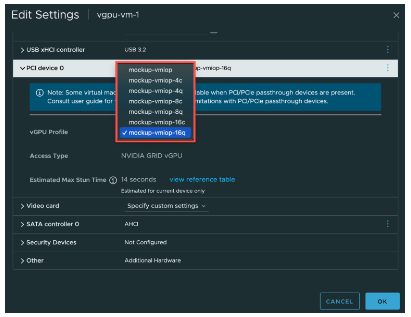 Auditing vGPU Profile Reconfigurations in vSphere – virtual graveyard