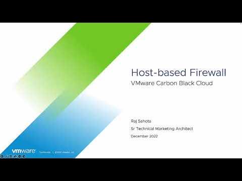 VMware Carbon Black Cloud Host-Based Firewall – virtual graveyard