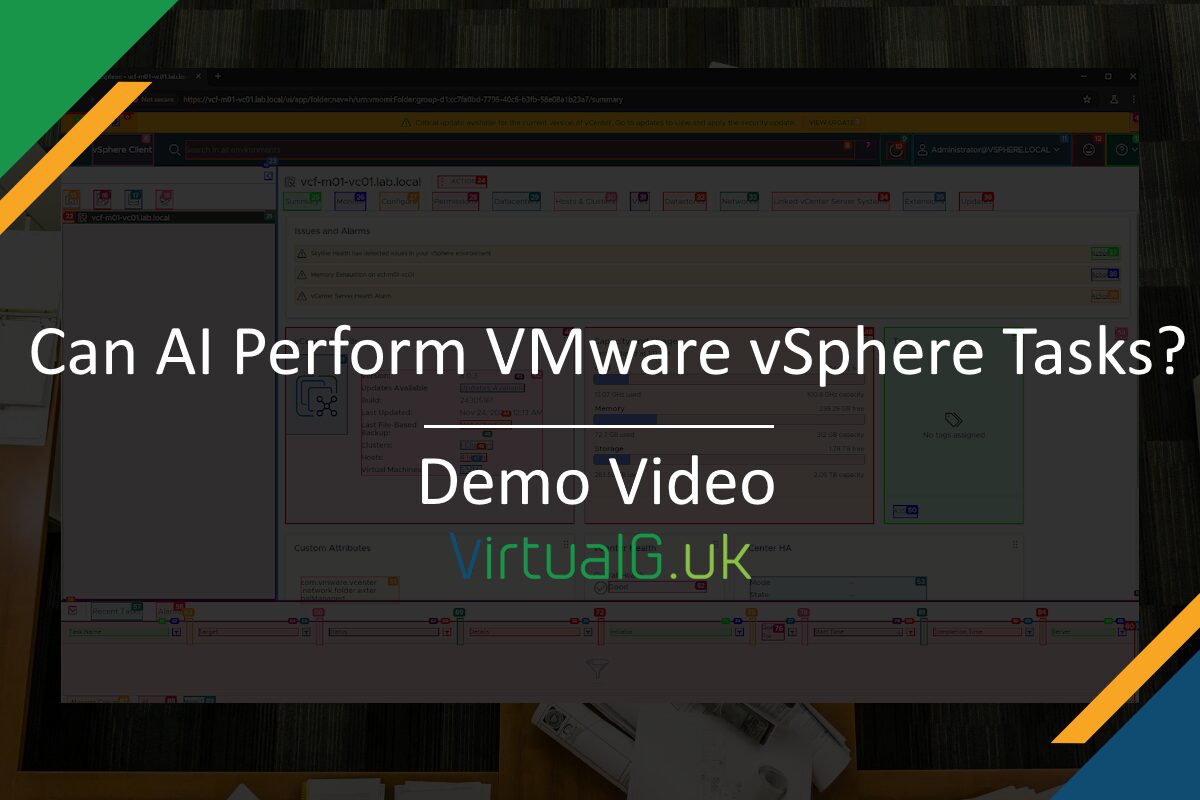 Using AI to perform boring VMware vSphere tasks – virtual graveyard