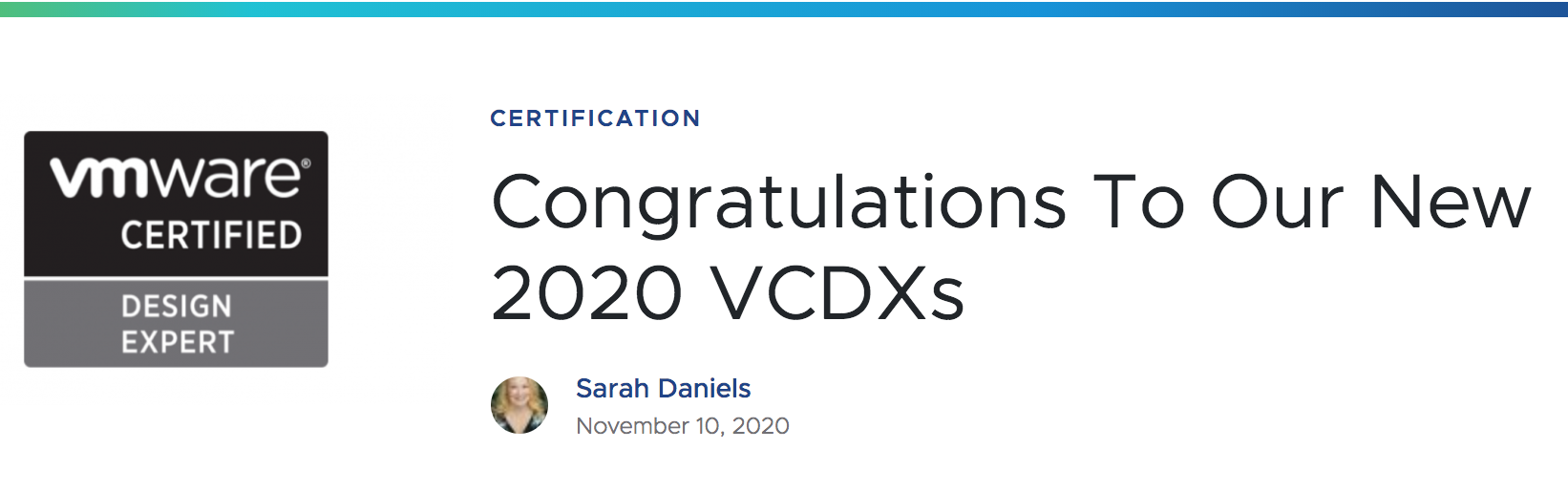 Congratulations To Our New 2020 VCDXs – VMware… – virtual graveyard