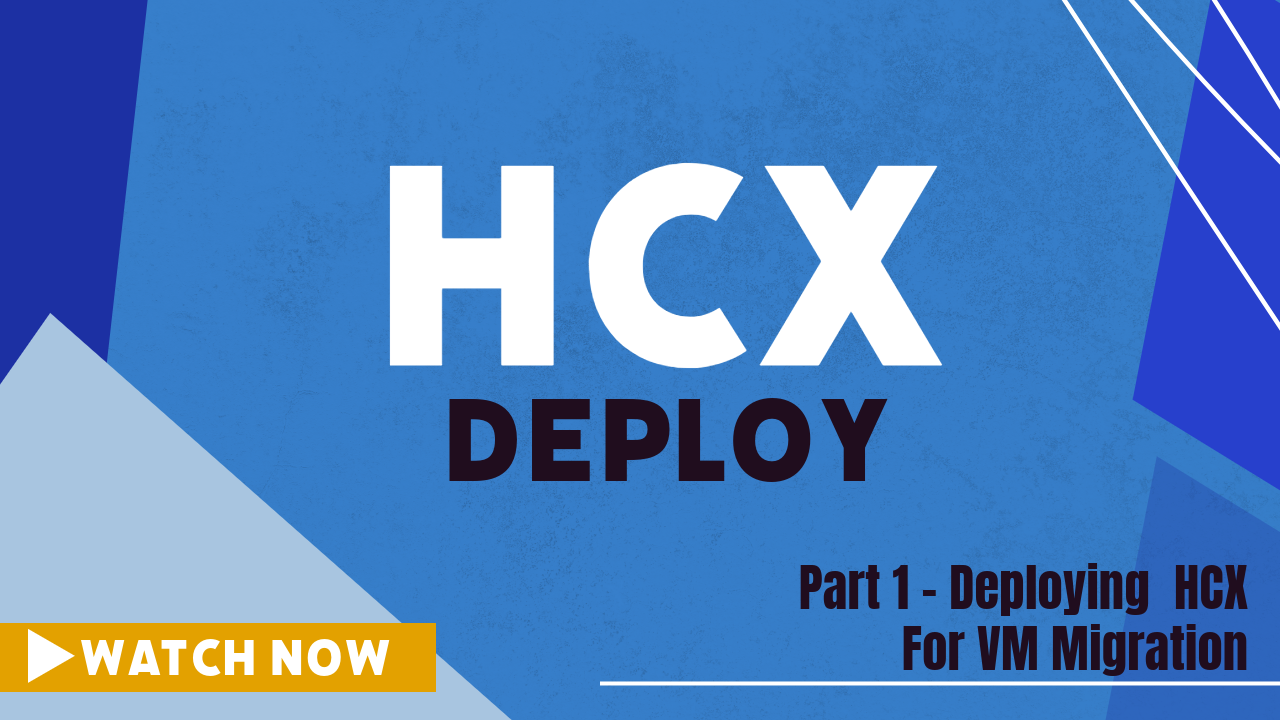 Deploying HCX for VM Migration – Part 1 – virtual graveyard