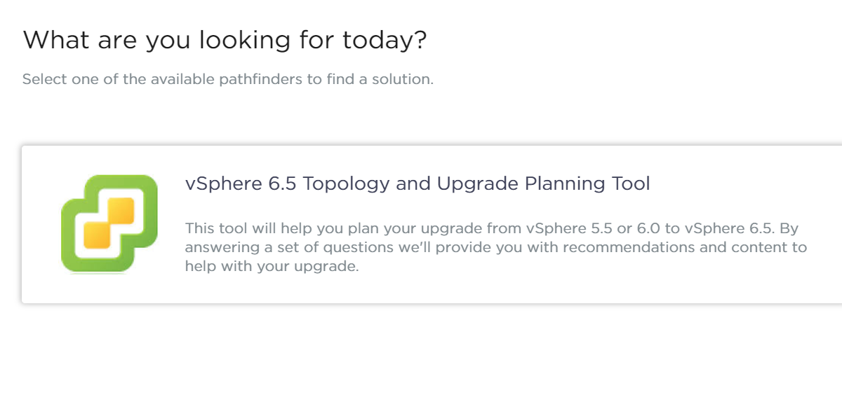 VMware vSphere 6.5 Topology and Upgrade… | Site Title