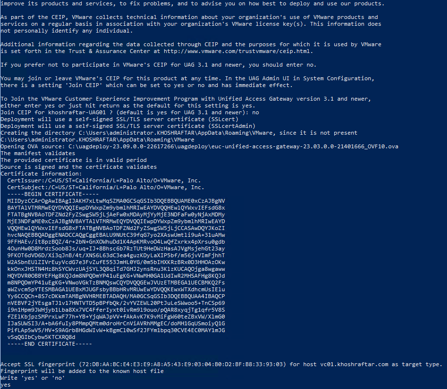 Update the Unified Access Gateway Appliance… – virtual graveyard