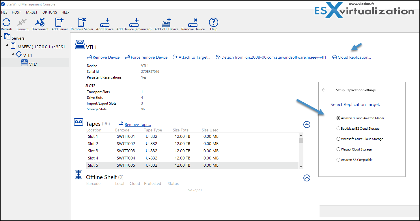 StarWind Virtual Tape Library (VTL) – Another… – virtual graveyard