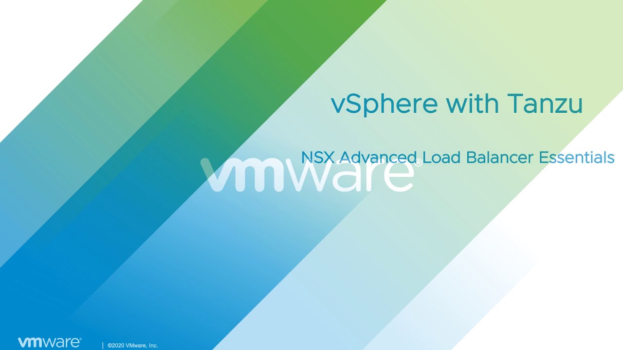 vSphere With Tanzu – NSX Advanced Load Balancer… – virtual graveyard