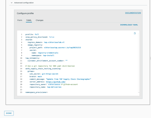 Installing TAP through TMC using an advanced… – virtual graveyard