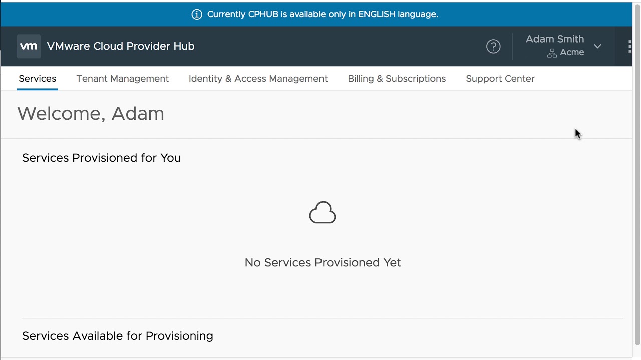 VMware Cloud Provider Hub – Create a Master… – VIRTUALLYGHOSTED