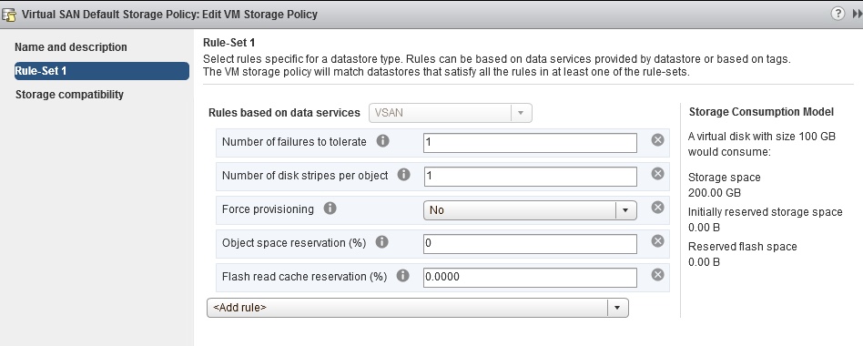 vSAN default Storage Policy Raid Configuration… – Our VMware