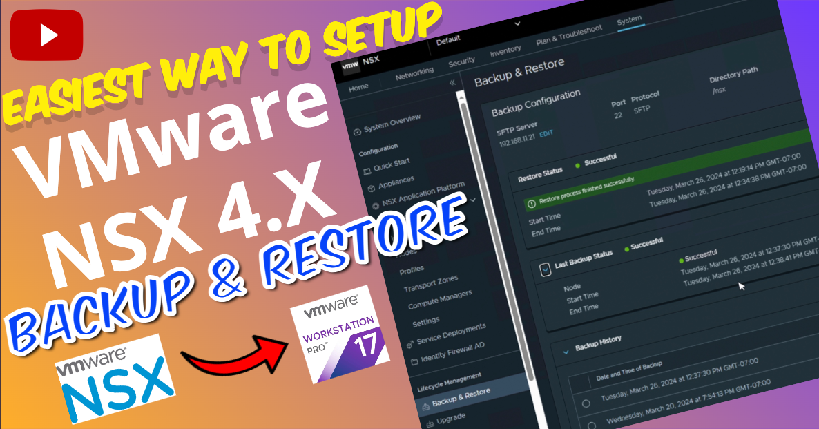[Video] Easiest way to setup VMware NSX 4…. – virtual graveyard