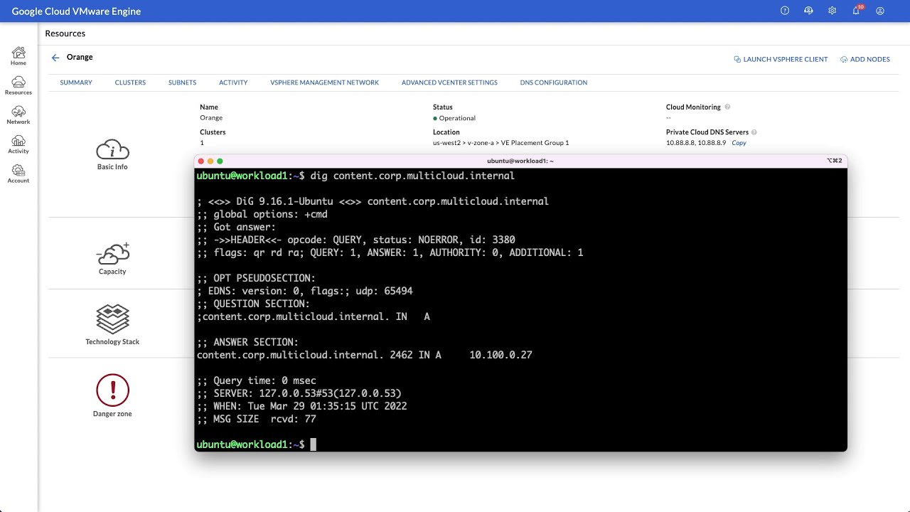 DNS Overview for Google Cloud VMware Engine – virtual graveyard
