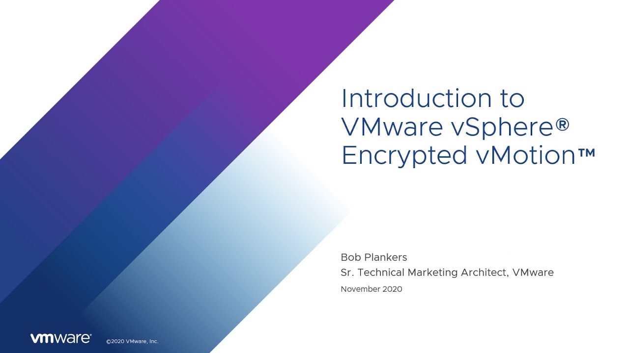 Introduction to VMware vSphere Encrypted vMotion – virtual graveyard