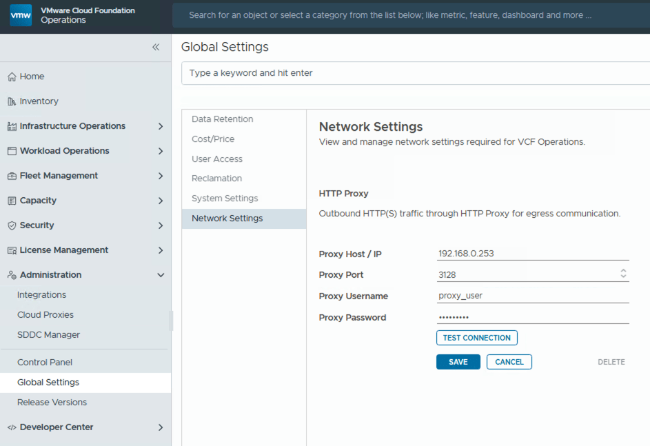 VCF 9 Tip – Configure Proxy Settings for Fleet… – virtual graveyard