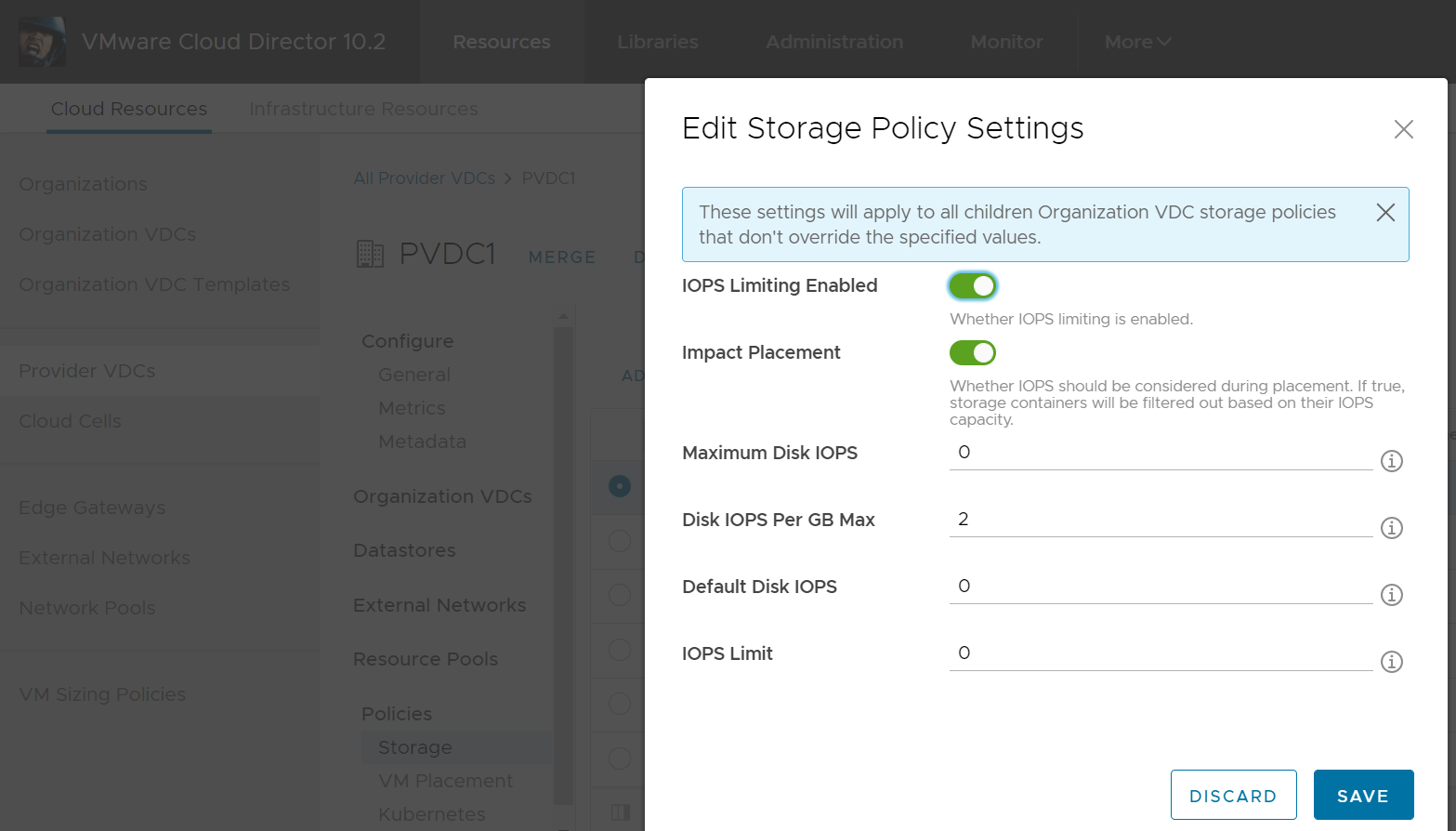 VMware Cloud Director – Storage IOPS Management… | JPerformer_blog_site