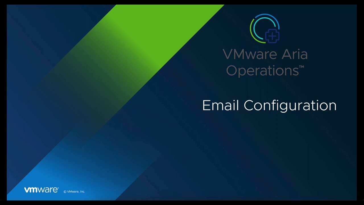 Configuring an Email Address in VMware Aria… – virtual graveyard