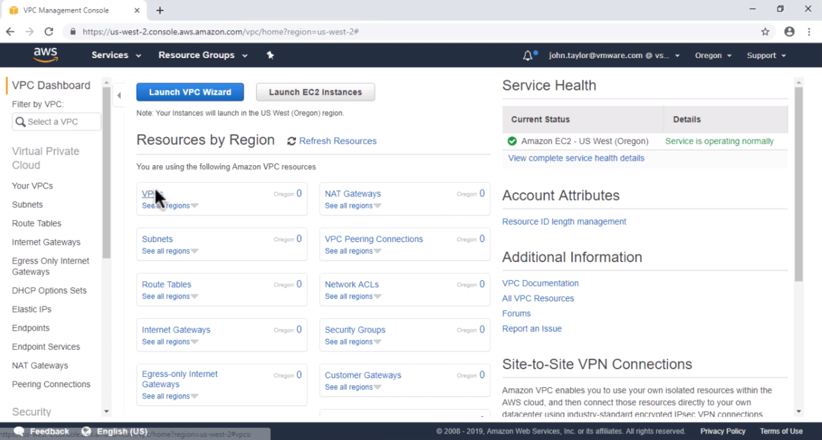 VMware Cloud on AWS First Steps – virtual graveyard