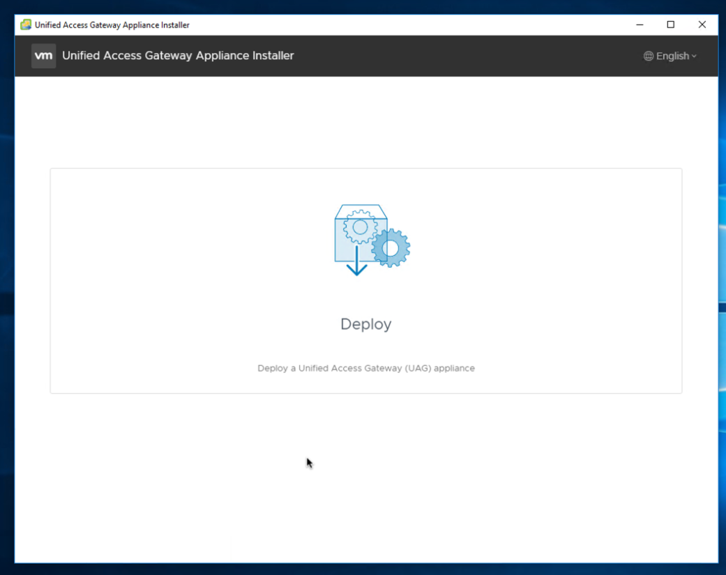 Deploy UAG using Unified Access Gateway… – virtual graveyard
