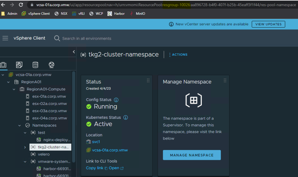 Creating a Tanzu Kubernetes cluster in vSphere… – virtual graveyard