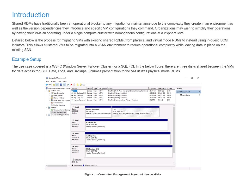 Migrating VMs with shared RDMs to vSAN | JPerformer_blog_site