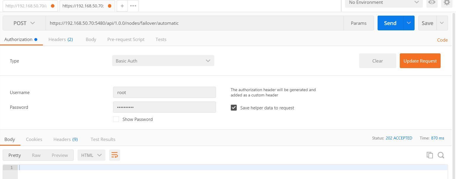 How to configure the automatic failover mode | JPerformer_blog_site