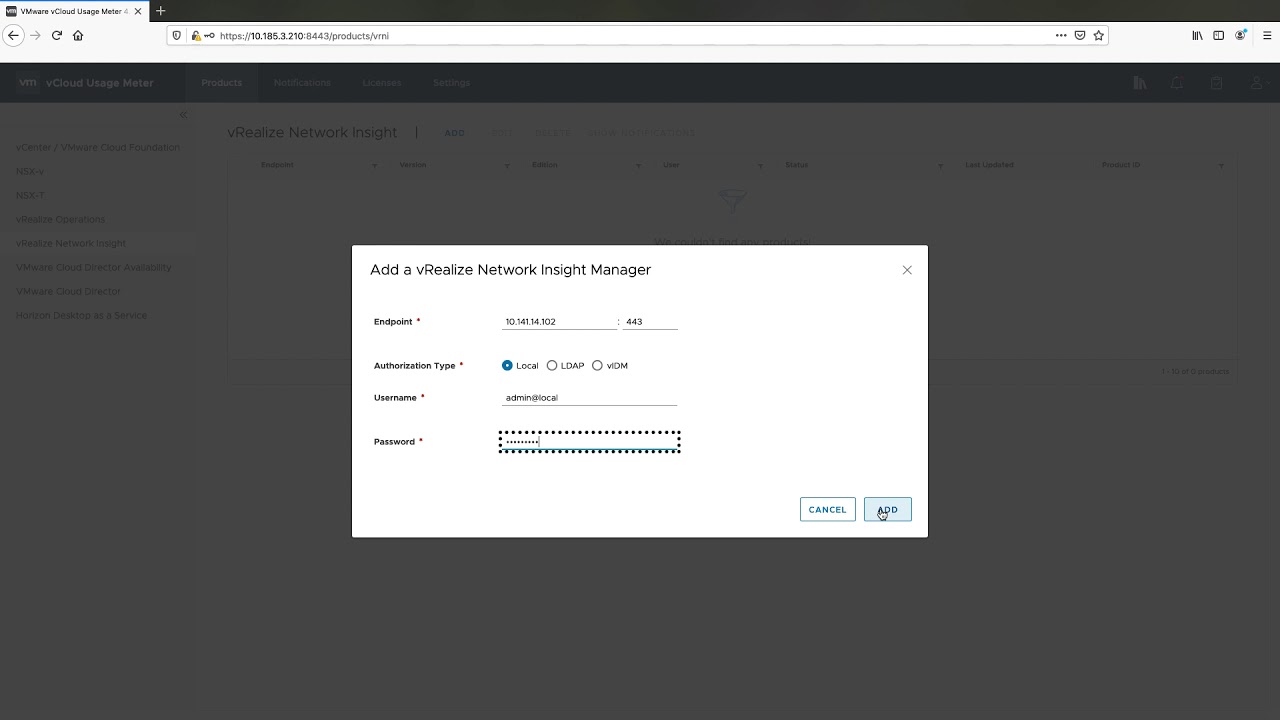 vCloud Usage Meter 4.2 Metering & Web Interface – virtual graveyard
