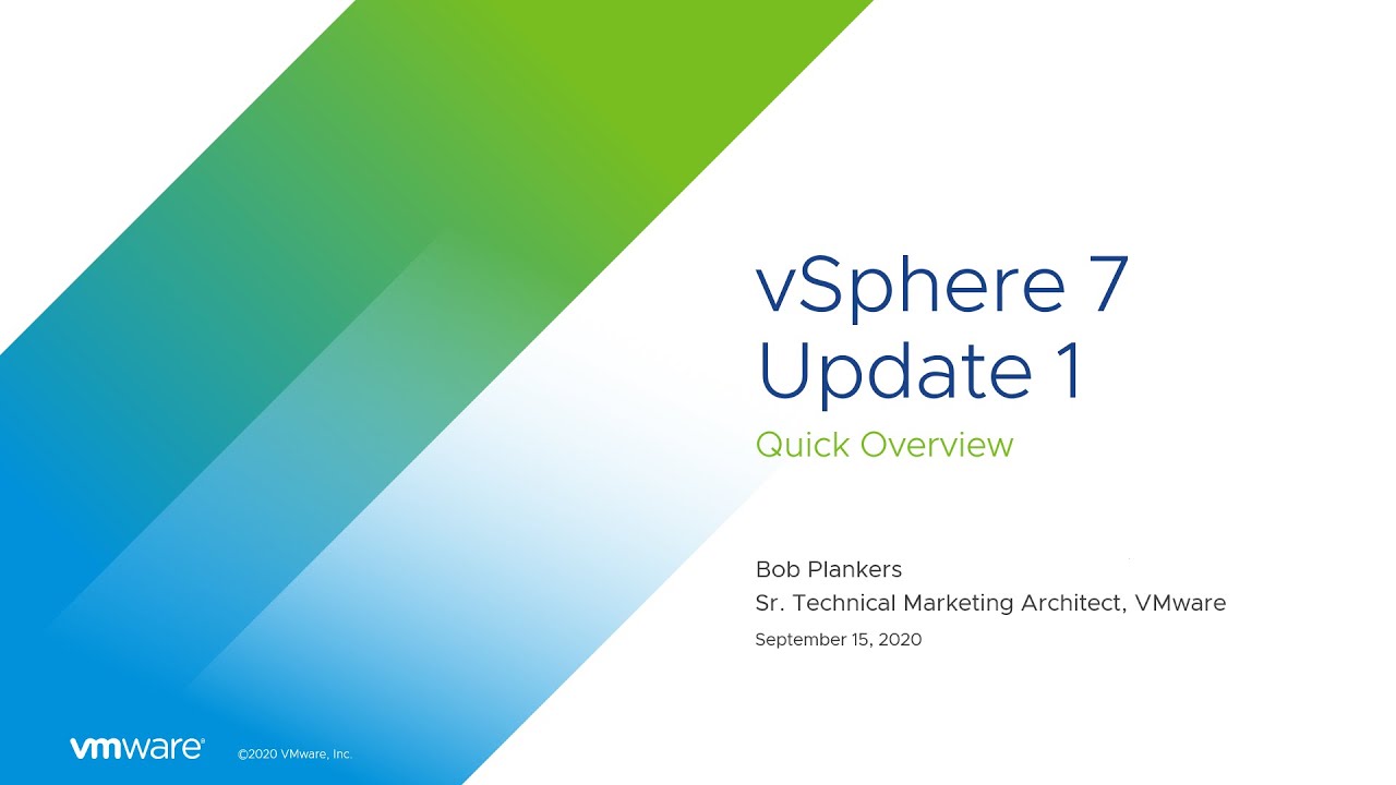 A Quick Look at What’s New in vSphere 7 Update 1 – virtual graveyard