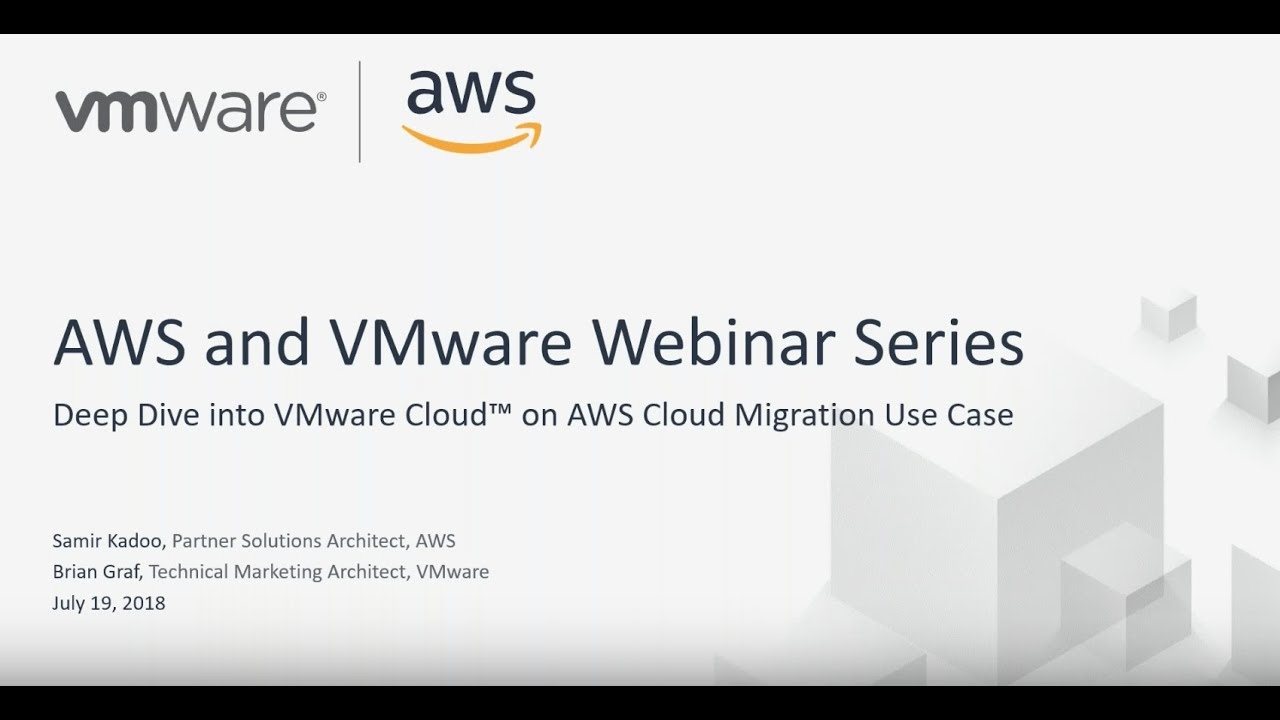 VMware Cloud on AWS Cloud Migration Deep Dive | virtualsheng.com | @virtualsheng