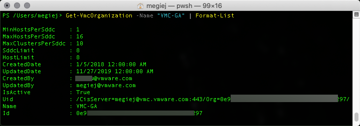 What’s New for the VMware Cloud on AWS PowerCLI… – virtual graveyard