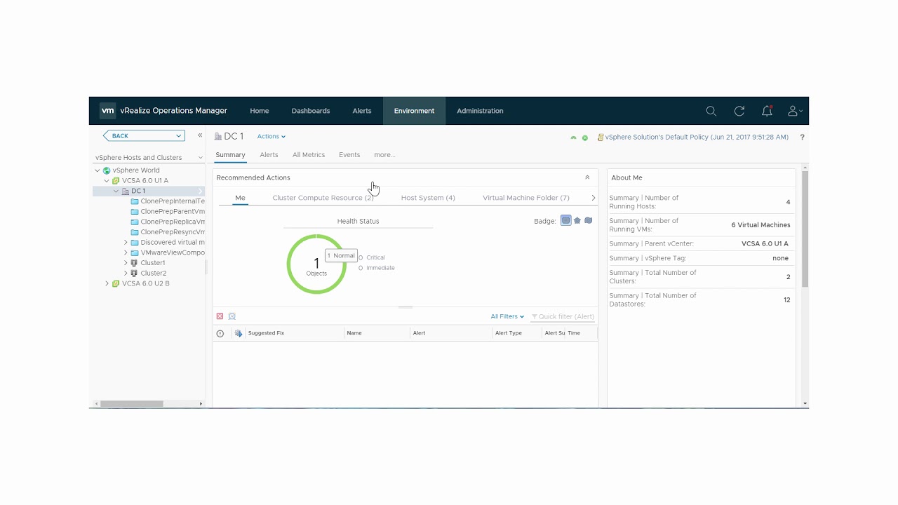 Using the vRealize Operations Manager 6.6 User… – virtual graveyard