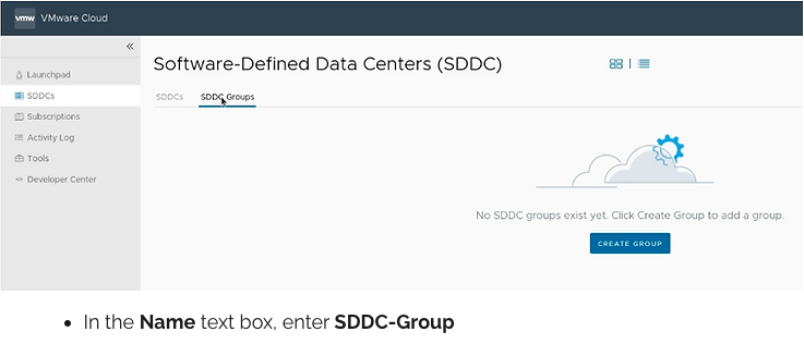 Steps for Creating SDDC Groups – virtual graveyard