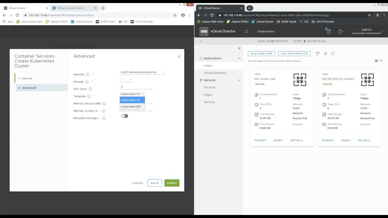 vCloud Director Containers as a Service – VIRTUALLYGHOSTED
